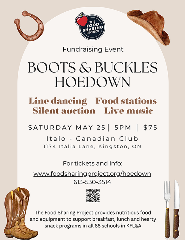 Boots & Buckles Hoedown – Food Sharing Project